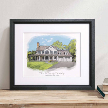 House Pencil Sketch – Letterfest 🇺🇸