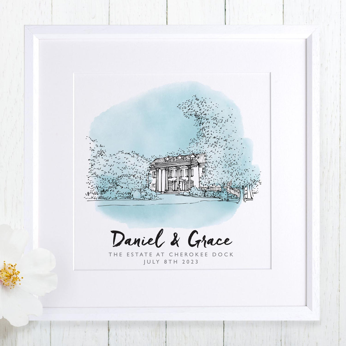 Wedding Venue Line Drawing – Letterfest 🇺🇸