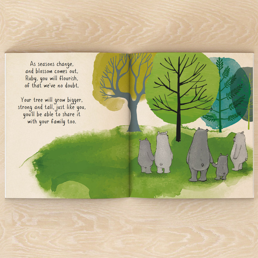 Personalized Kids Book - Family Tree story for New Baby – Letterfest 🇺🇸