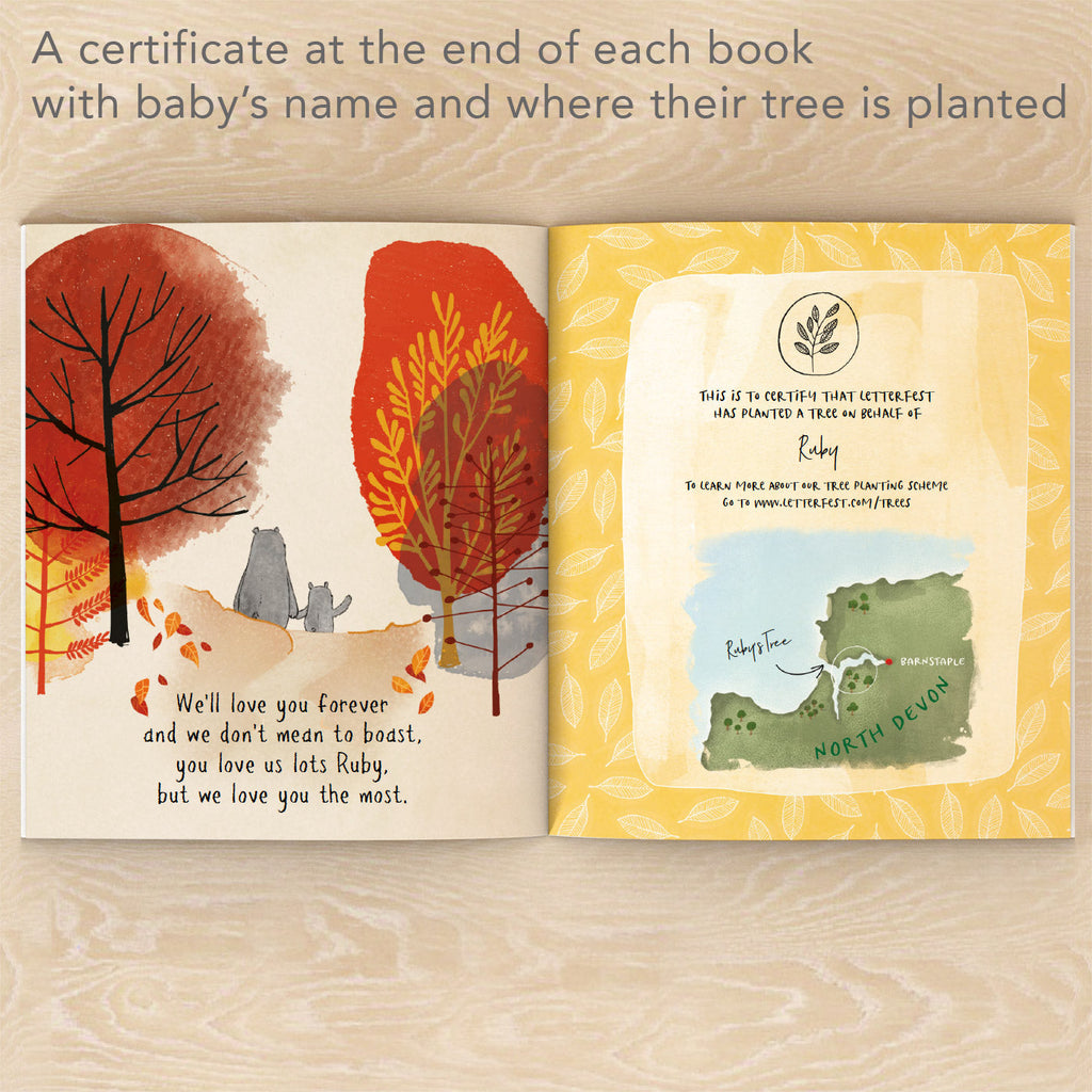 Personalized Kids Book - Family Tree story for New Baby – Letterfest 🇺🇸