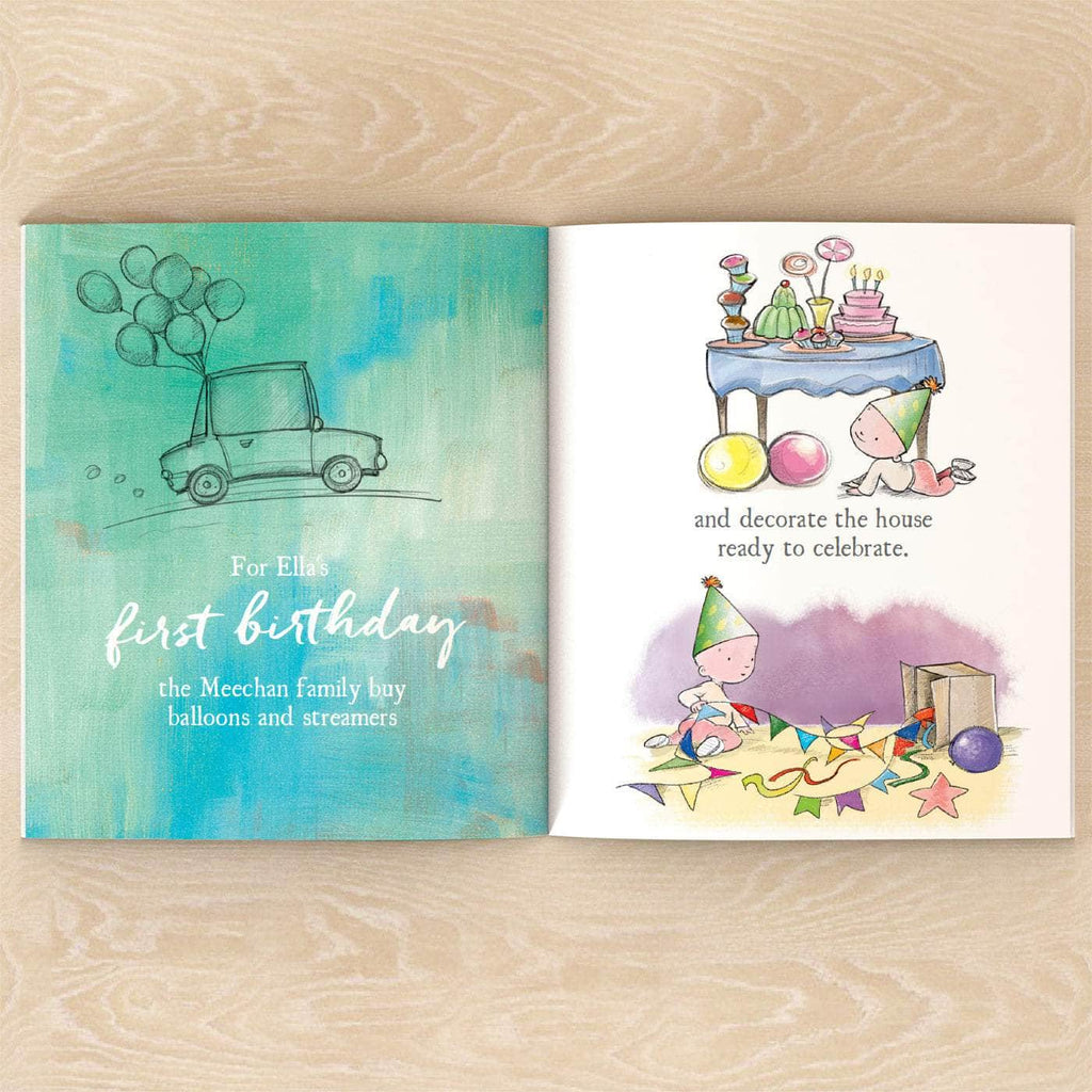 Personalized Kids Book - First Birthday Story – Letterfest 🇺🇸