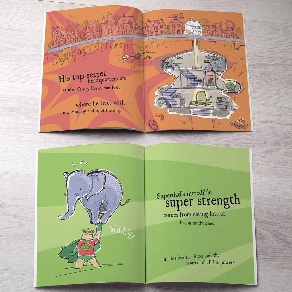 Personalized Kids Book - Dad's Superhero story – Letterfest 🇺🇸